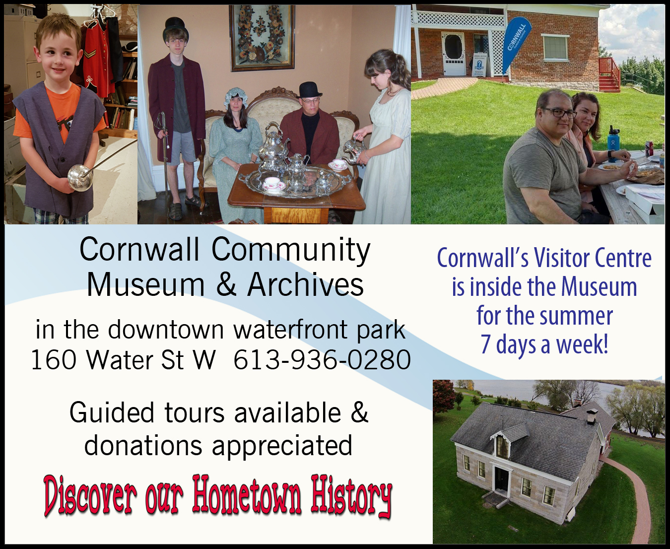 Cornwall Community Museum in the Wood House - Historic Places Days
