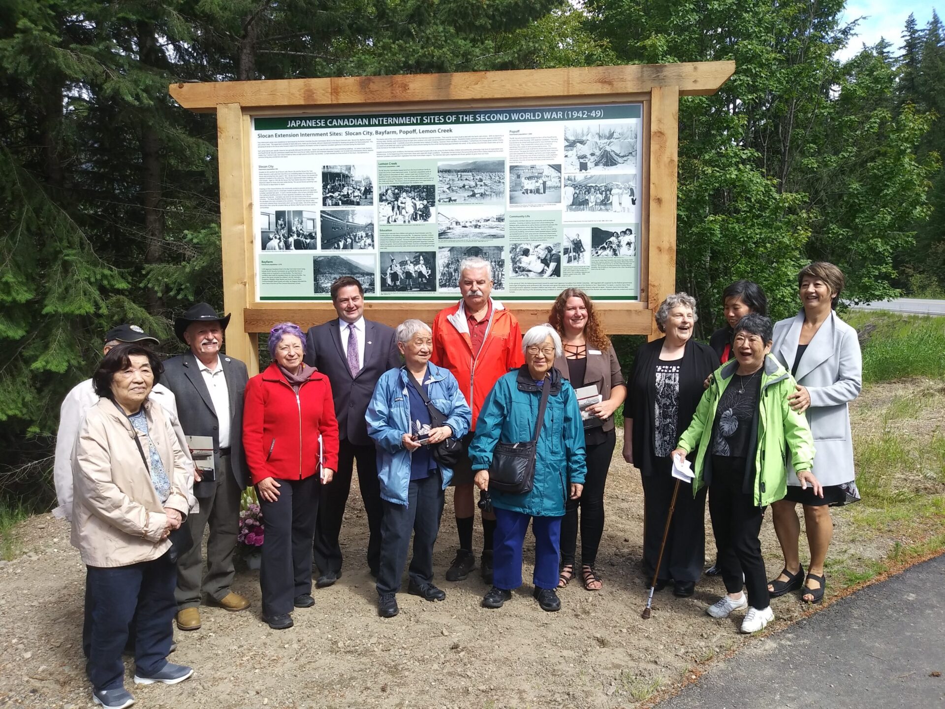 Slocan Extension Roadside Interpretive Sign (Japanese Canadian History ...