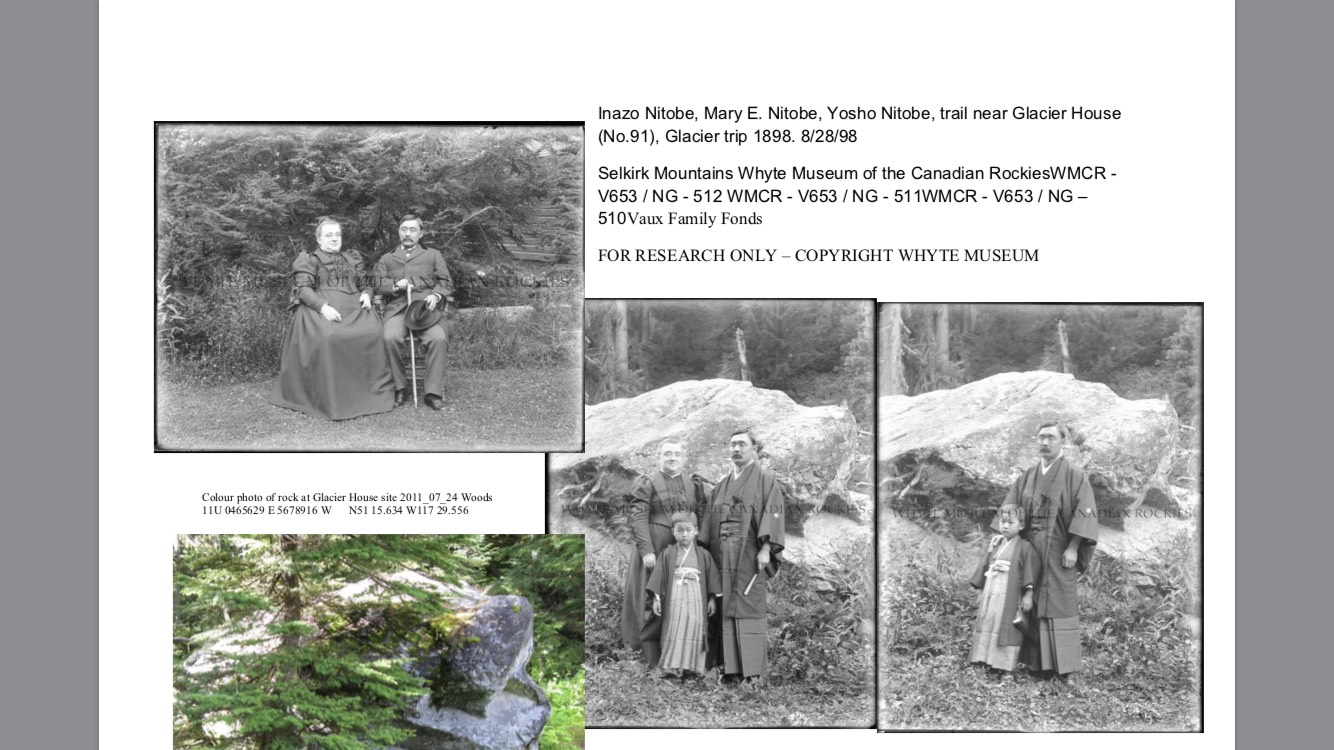 Nitobe's Rock - Historic Places Days