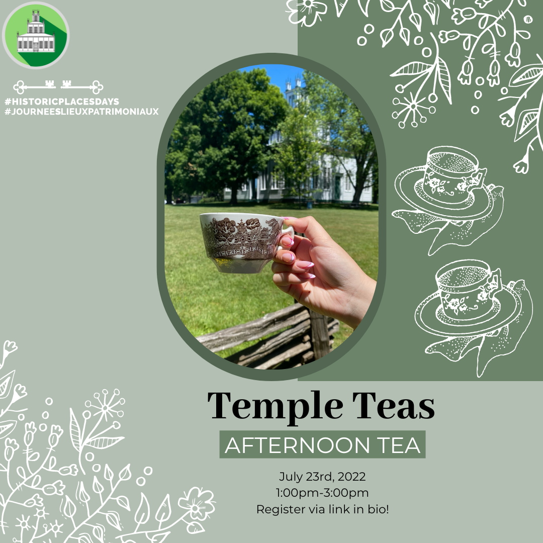 Temple Teas - High Tea in the Park - Historic Places Days