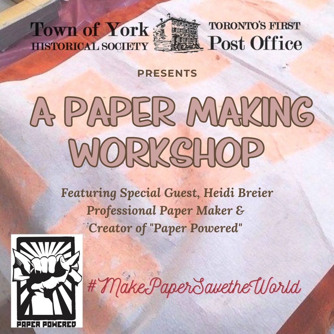 A Paper Making Workshop - Historic Places Days