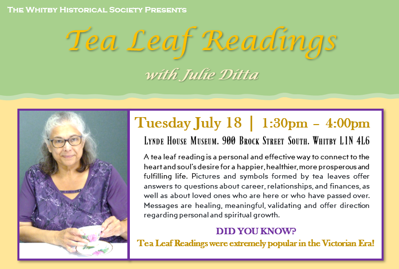 Tea Leaf Readings - Historic Places Days