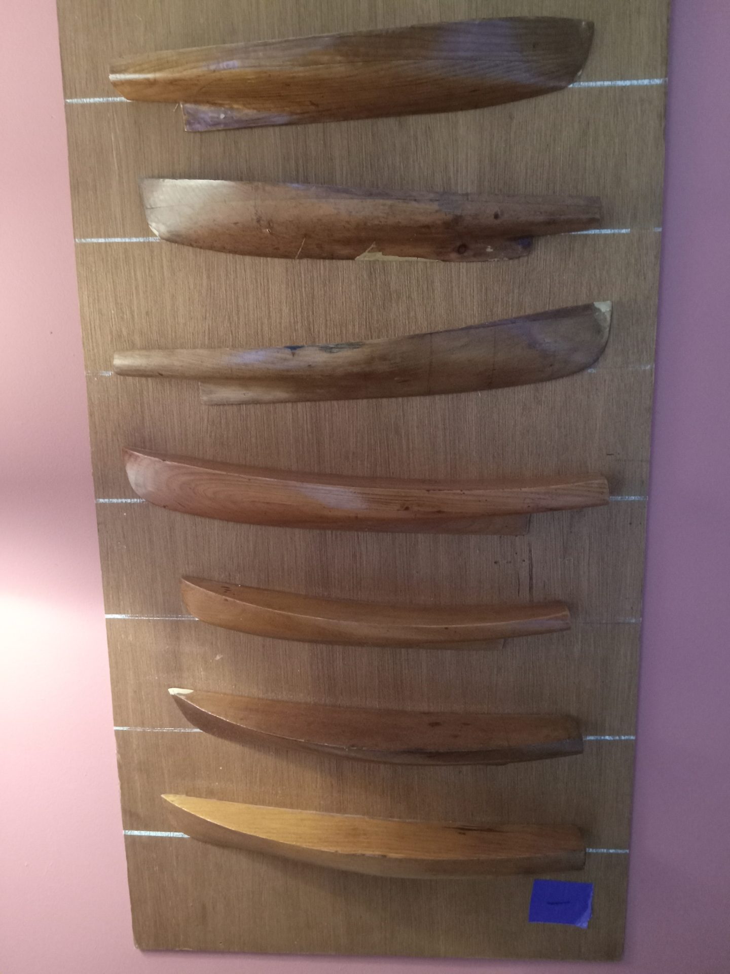 Half Model Wodden Boat Display - Historic Places Days