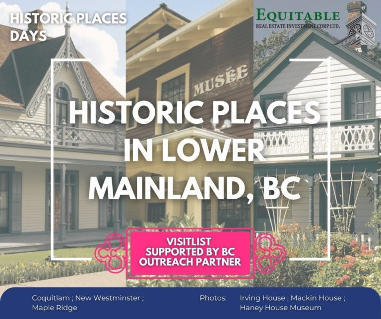 Historic Places in Lower Mainland, BC - Historic Places Days