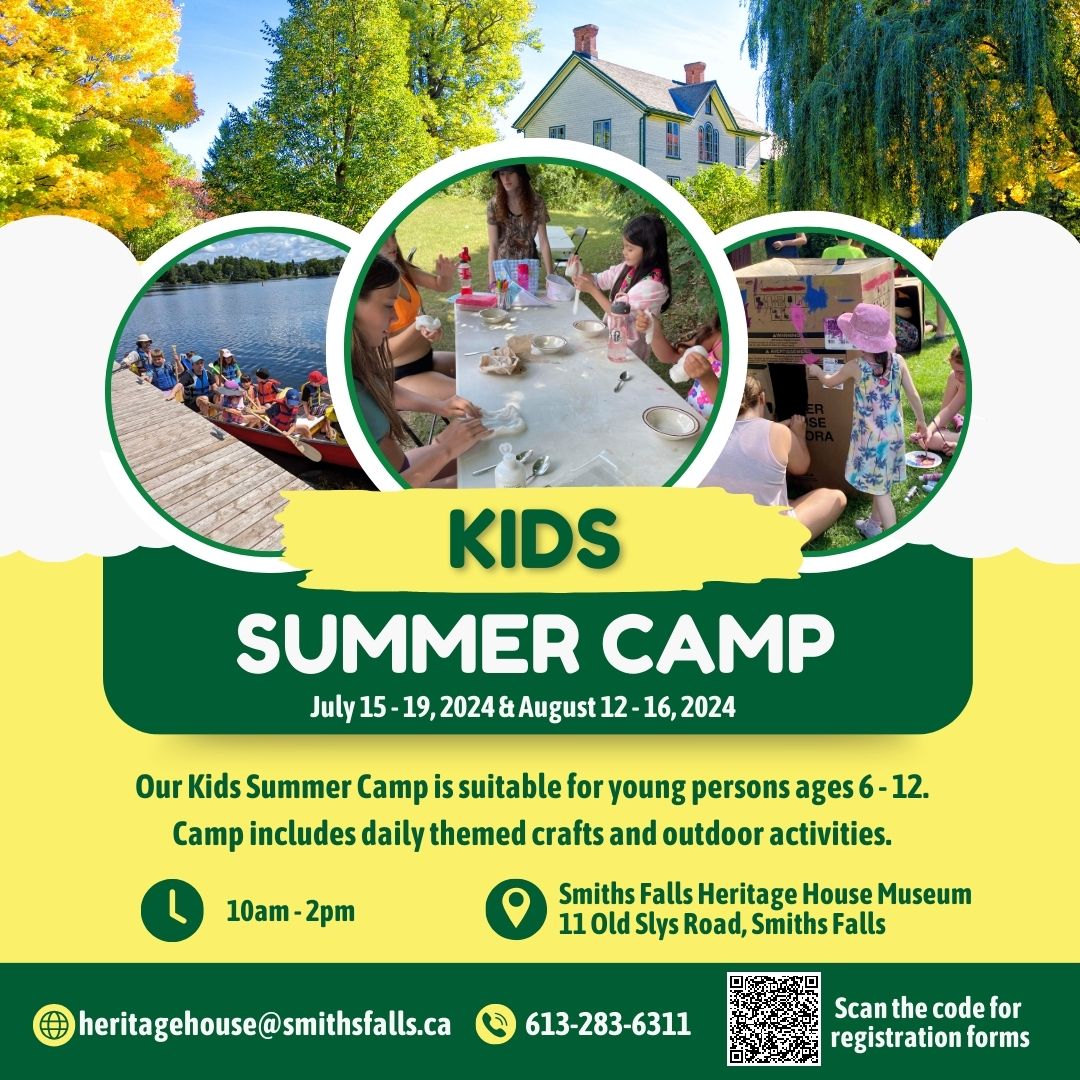 Children's Summer Camps at the Heritage House - Historic Places Days