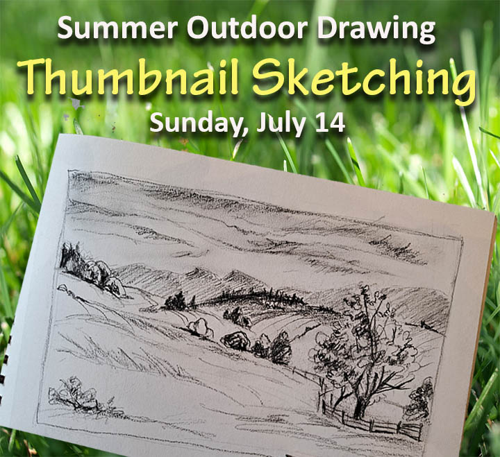 Thumbnail Sketching in the Landscape - Historic Places Days