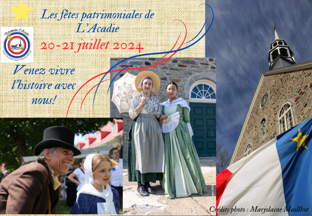 Fêtes Patrimoniales de L'Acadie - Historic Places Days