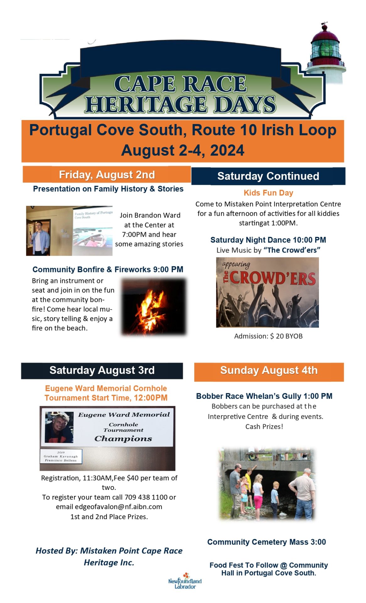 Cape Race Heritage Days 2024 - Historic Places Days