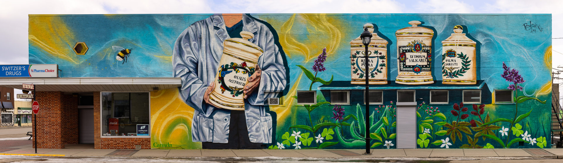 Switzer's Drugs Mural - Historic Places Days