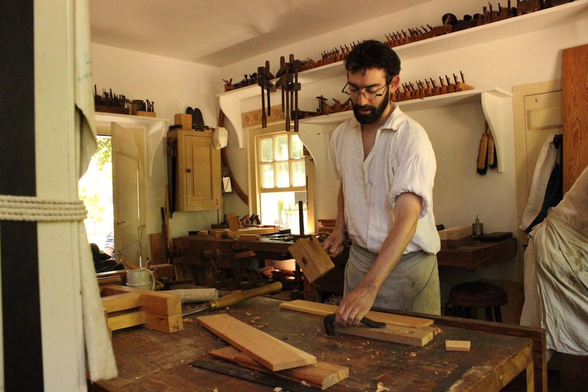 Heritage Woodworking Demonstrations - Historic Places Days