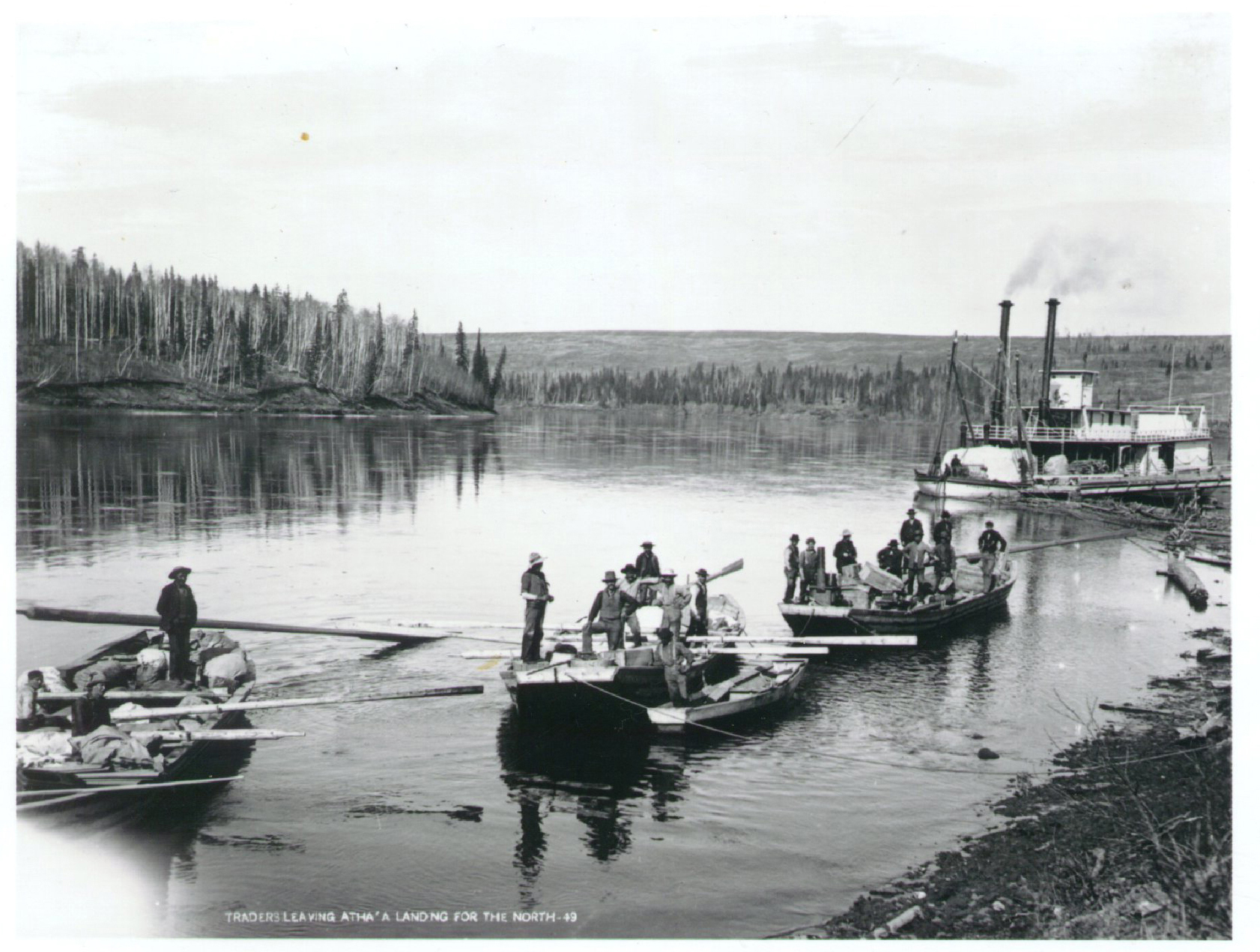 Athabasca Landing: Historical Riverfront Walk in Town of Athabasca ...